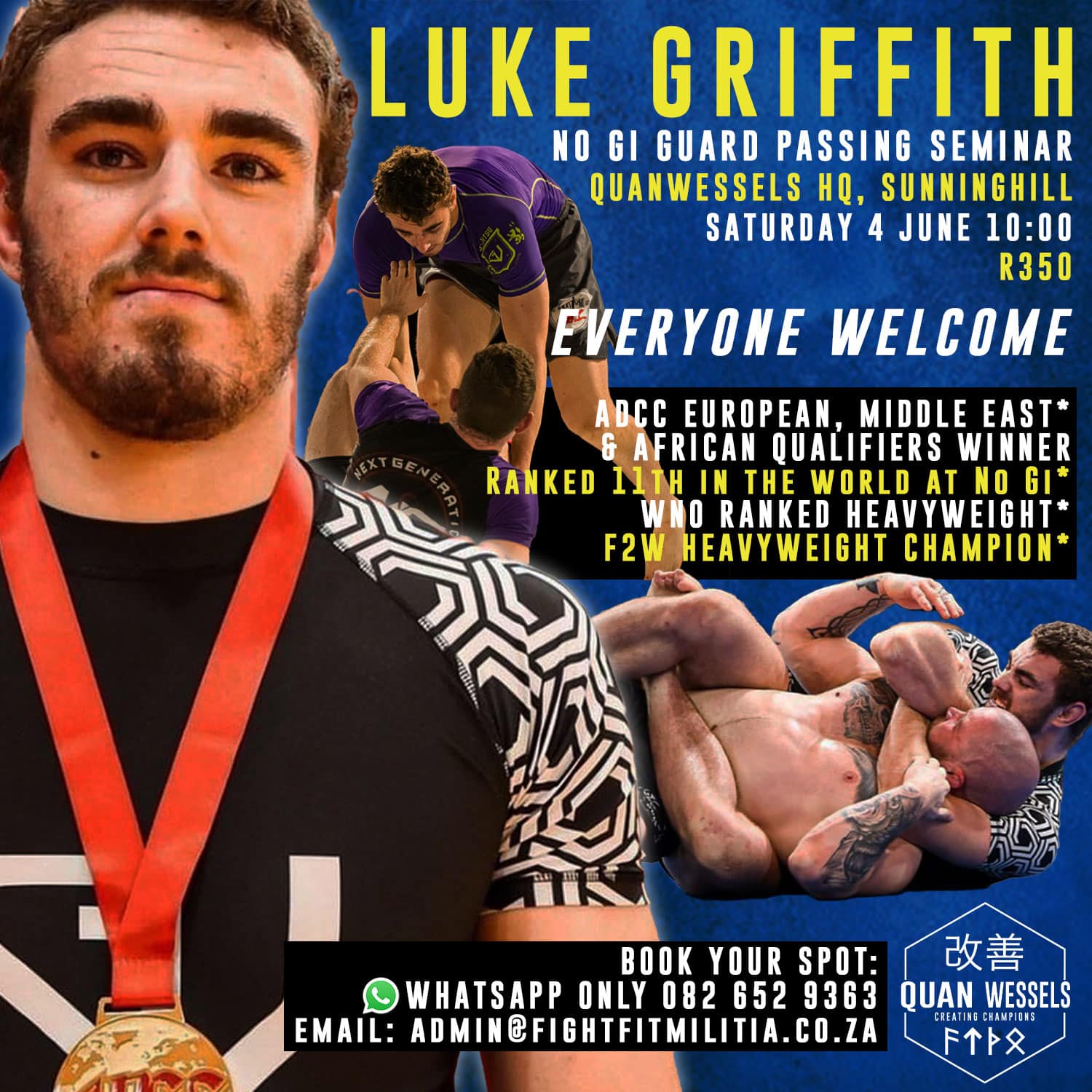 LUKE GRIFFITH SEMINAR | Quan Wessels Martial Arts